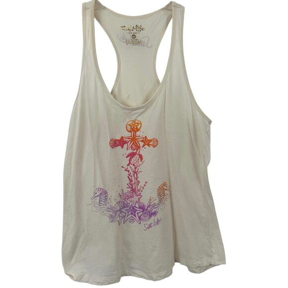Salt Life | Tops | Salt Life Women Sleeveless Tank Top Graphic Beach ...